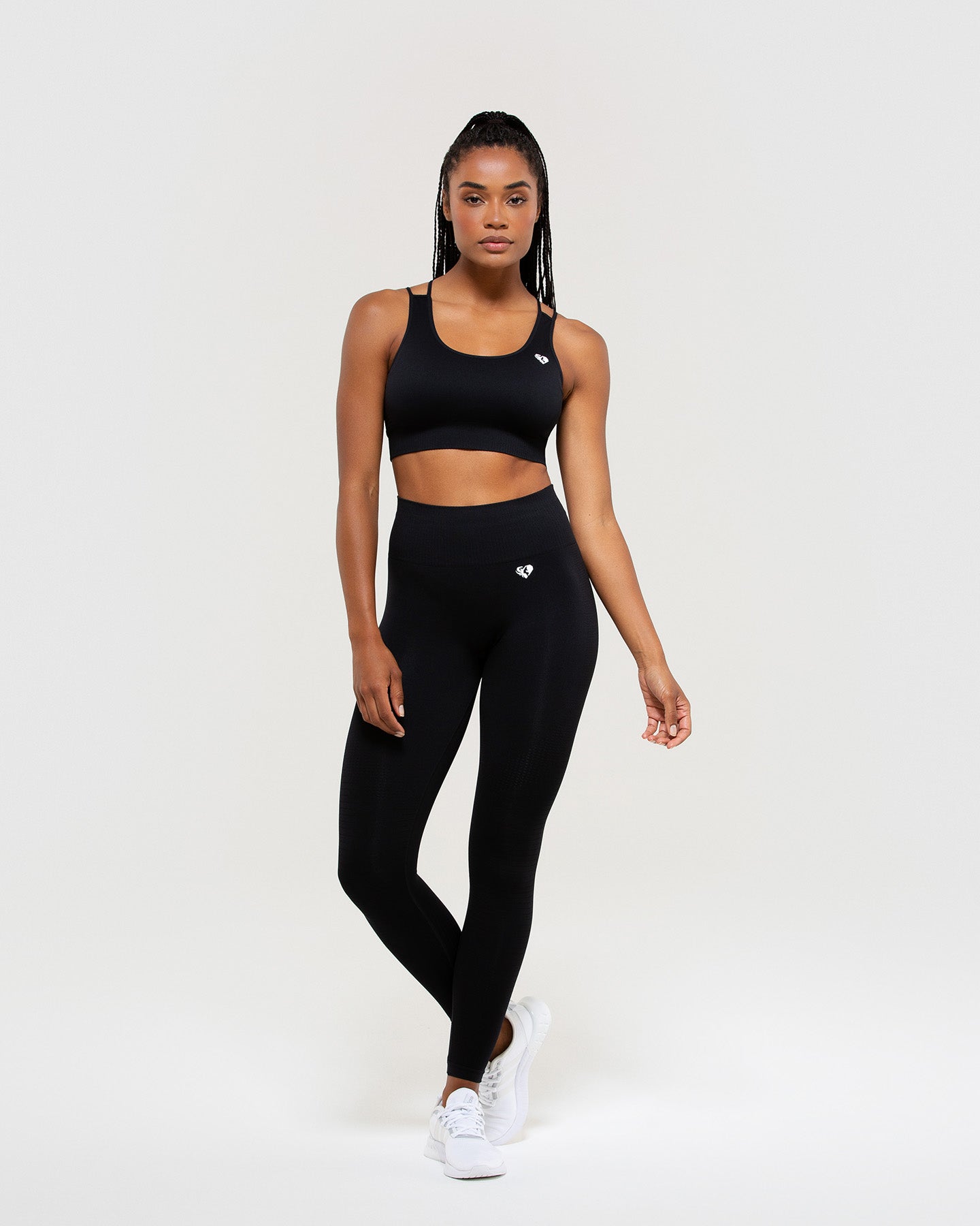 Black Seamless Sports Bra for Women | Women's Best